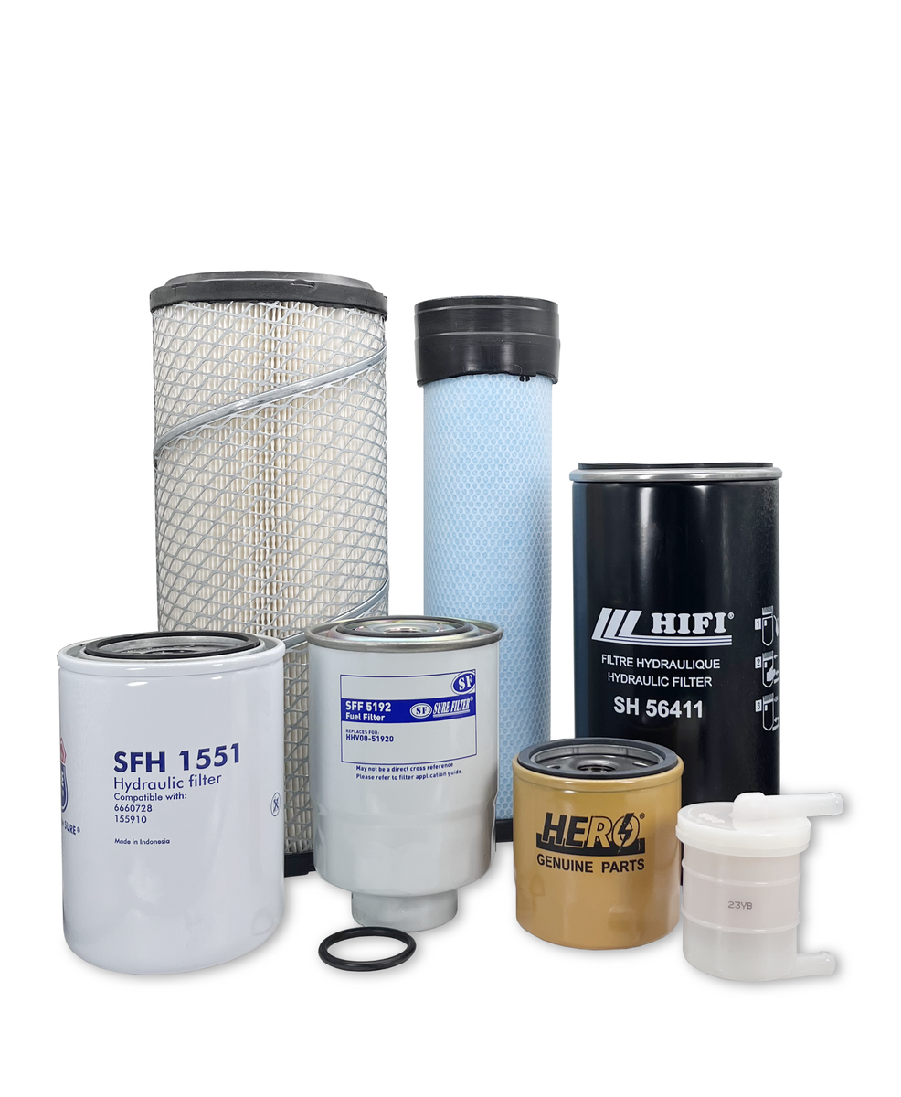 HERO® Maintenance Filter Kit For New Holland Boomer 47 Compact Tractor ...