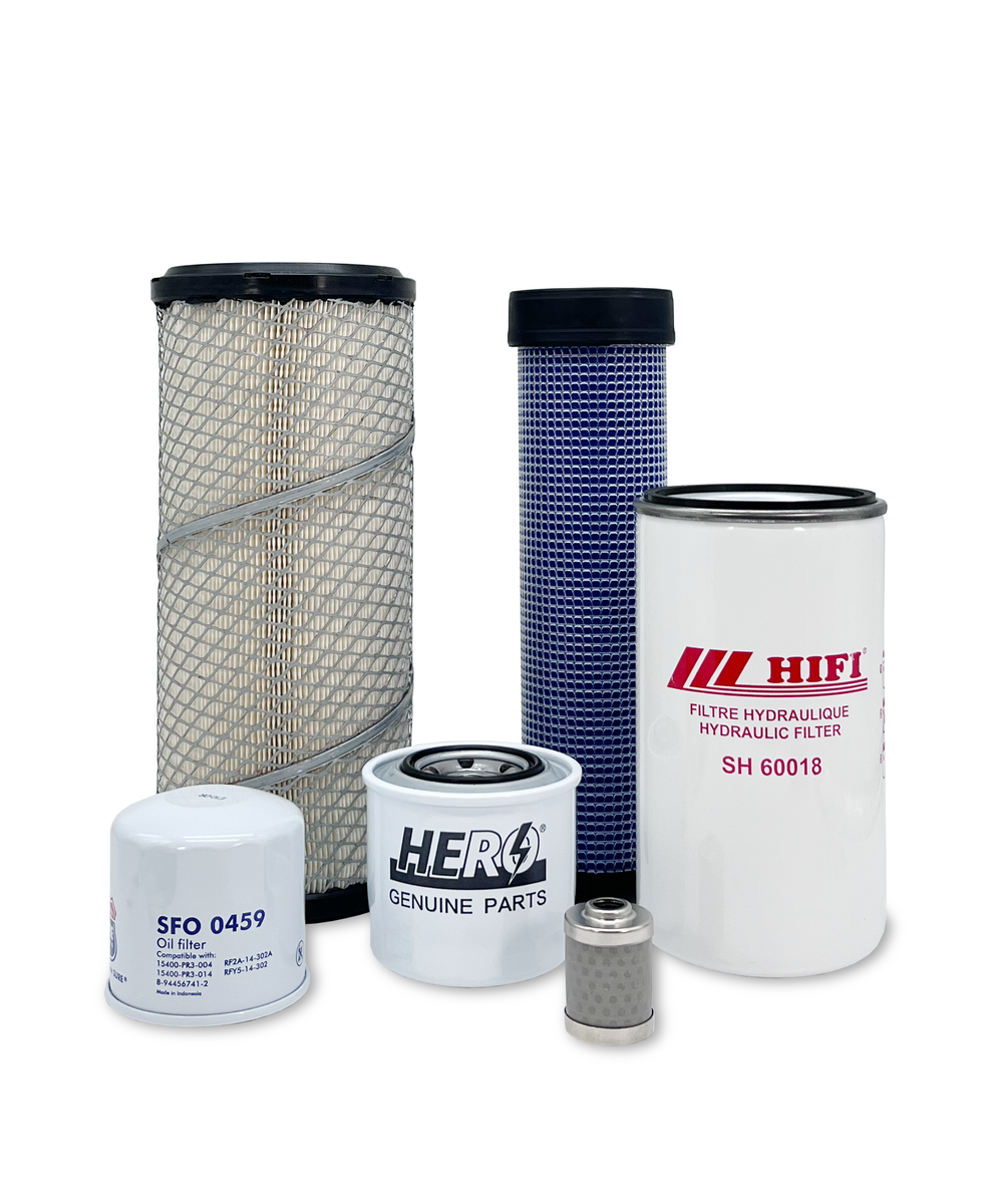 HERO® Maintenance Filter Kit For Takeuchi TL130 Track Loader ...