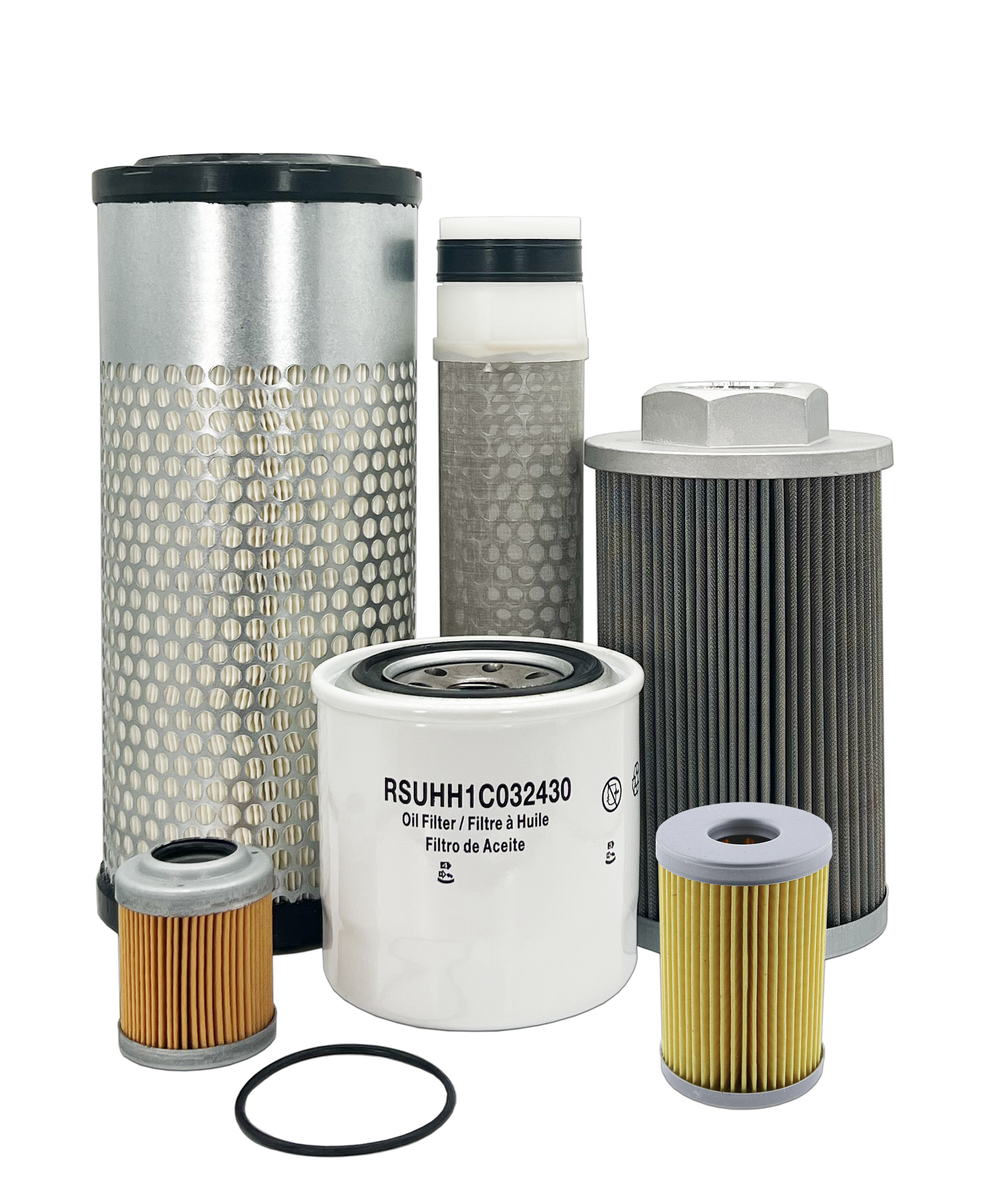 HERO® Maintenance Filter Kit For Kubota U35 Excavator – Maintenance ...